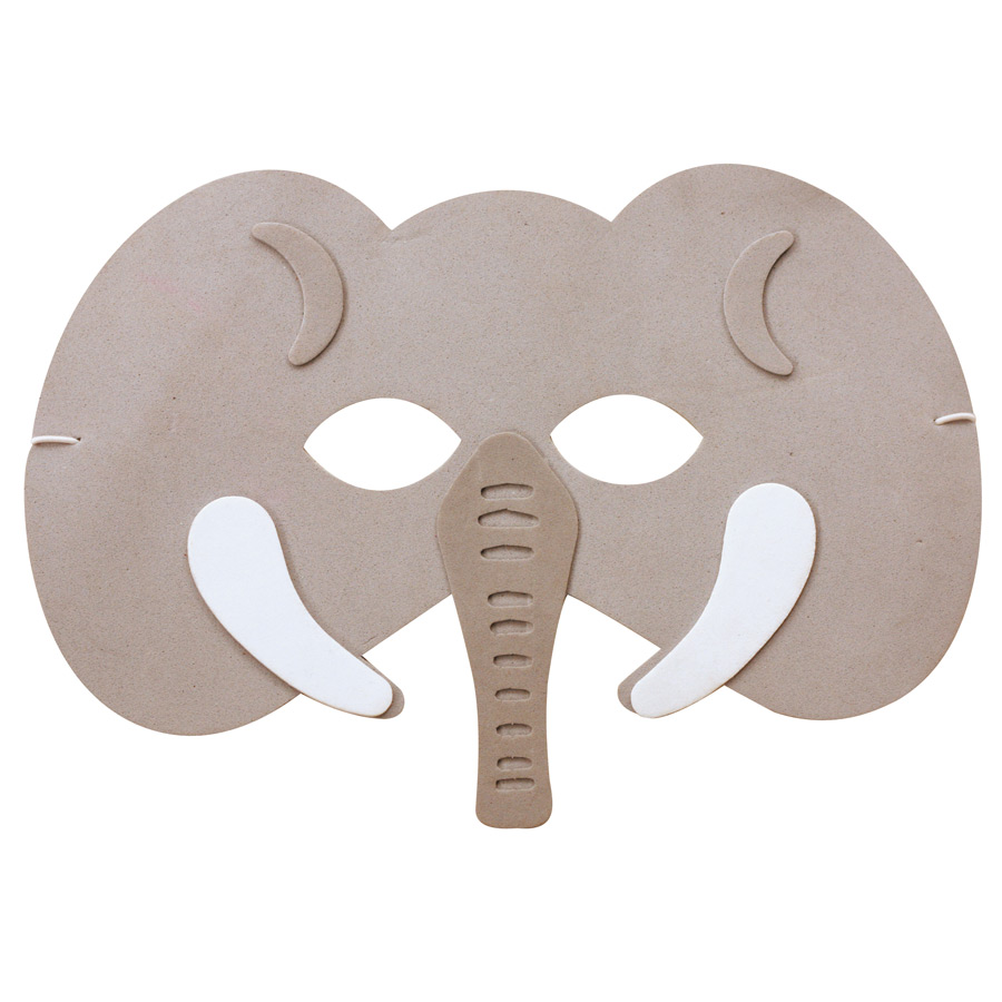 Masque Eléphant - Mousse pour l'anniversaire de votre enfant - Annikids