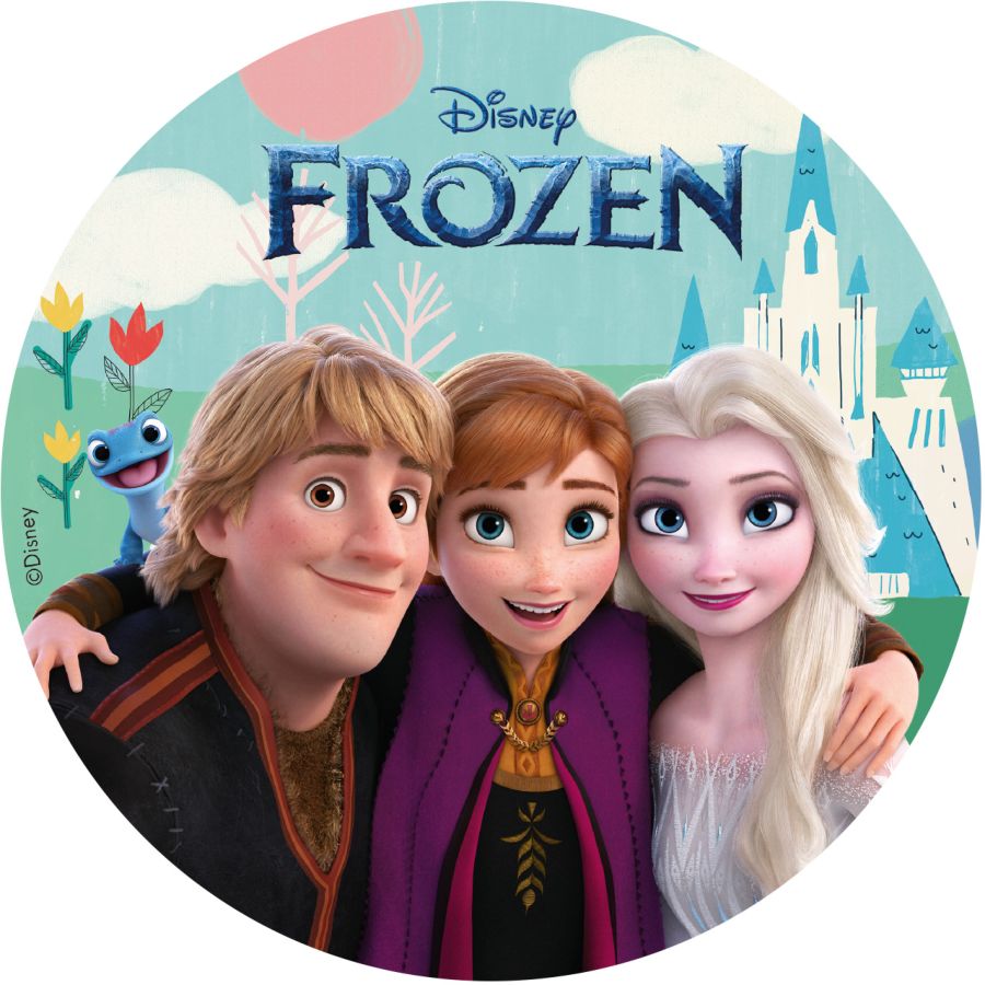 Disque Frozen (20 cm) - Comestible pour l'anniversaire de votre enfant ...