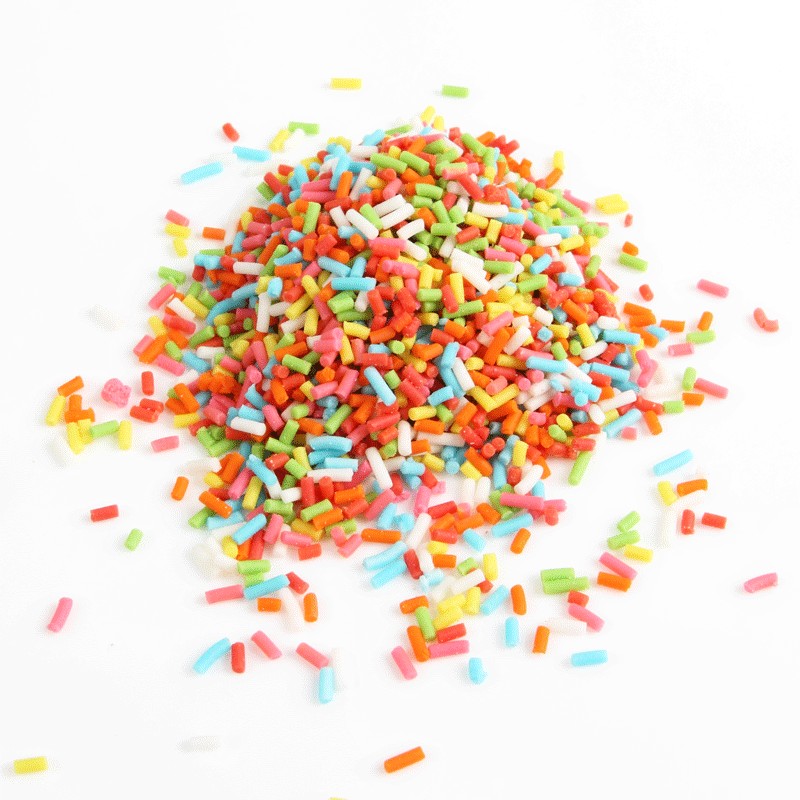 Confettis Vermicelles Rainbow (50 g) - Sucre pour l'anniversaire de ...