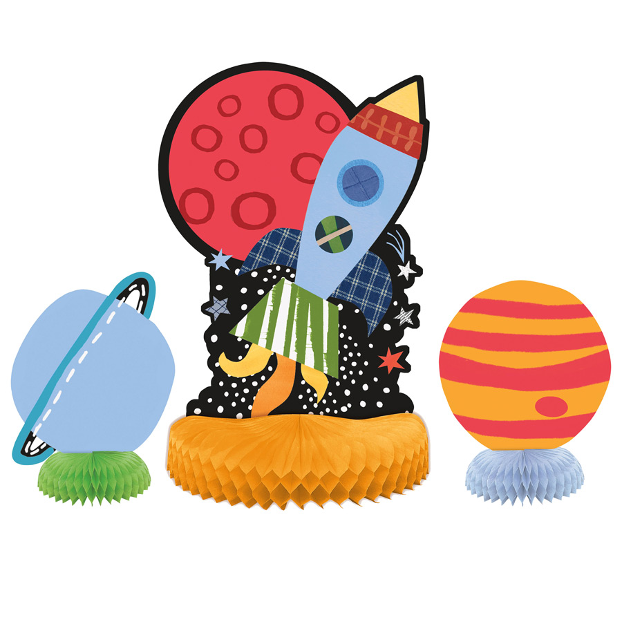 3 Centres de Table Cosmos Party pour l'anniversaire de votre enfant ...